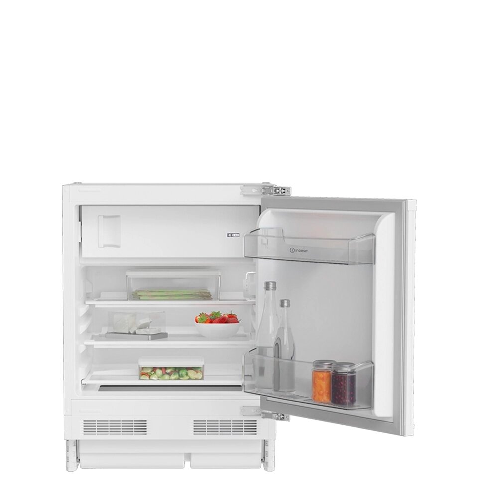 Холодильник встраиваемый Indesit IBUD 109, под столешницу с морозильной камерой внутри