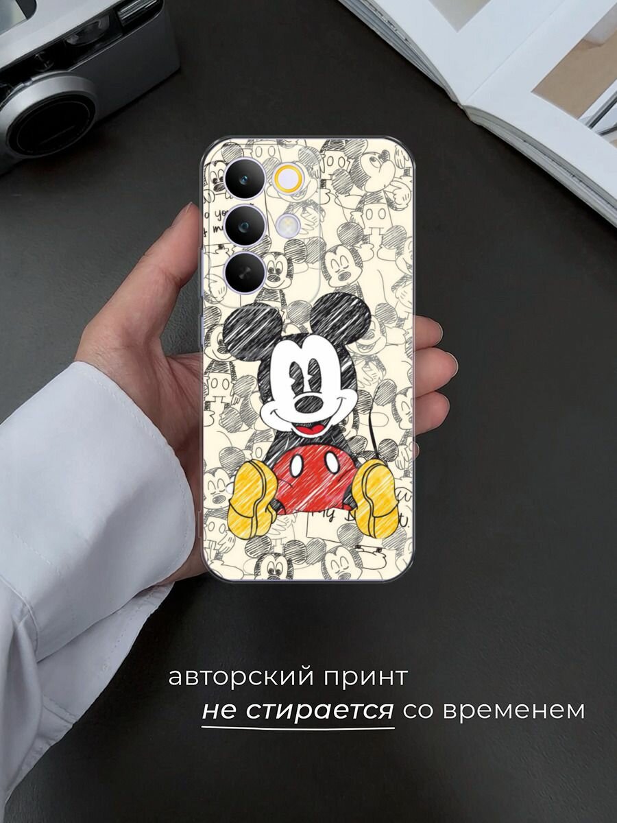 Чехол на Realme C85 Pro / Реалми C85 Про с принтом Микки Маус — фото 1