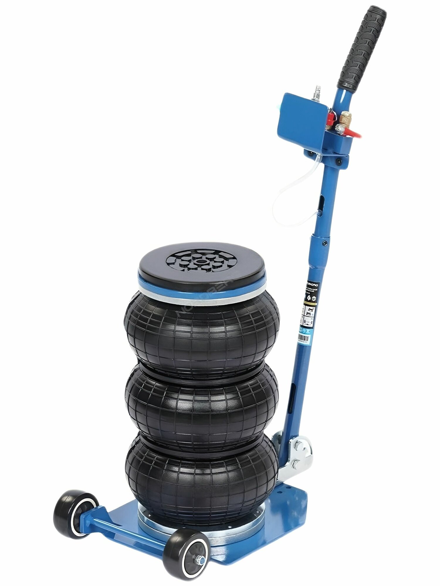 Домкрат подкатной, пневматический, 3 т