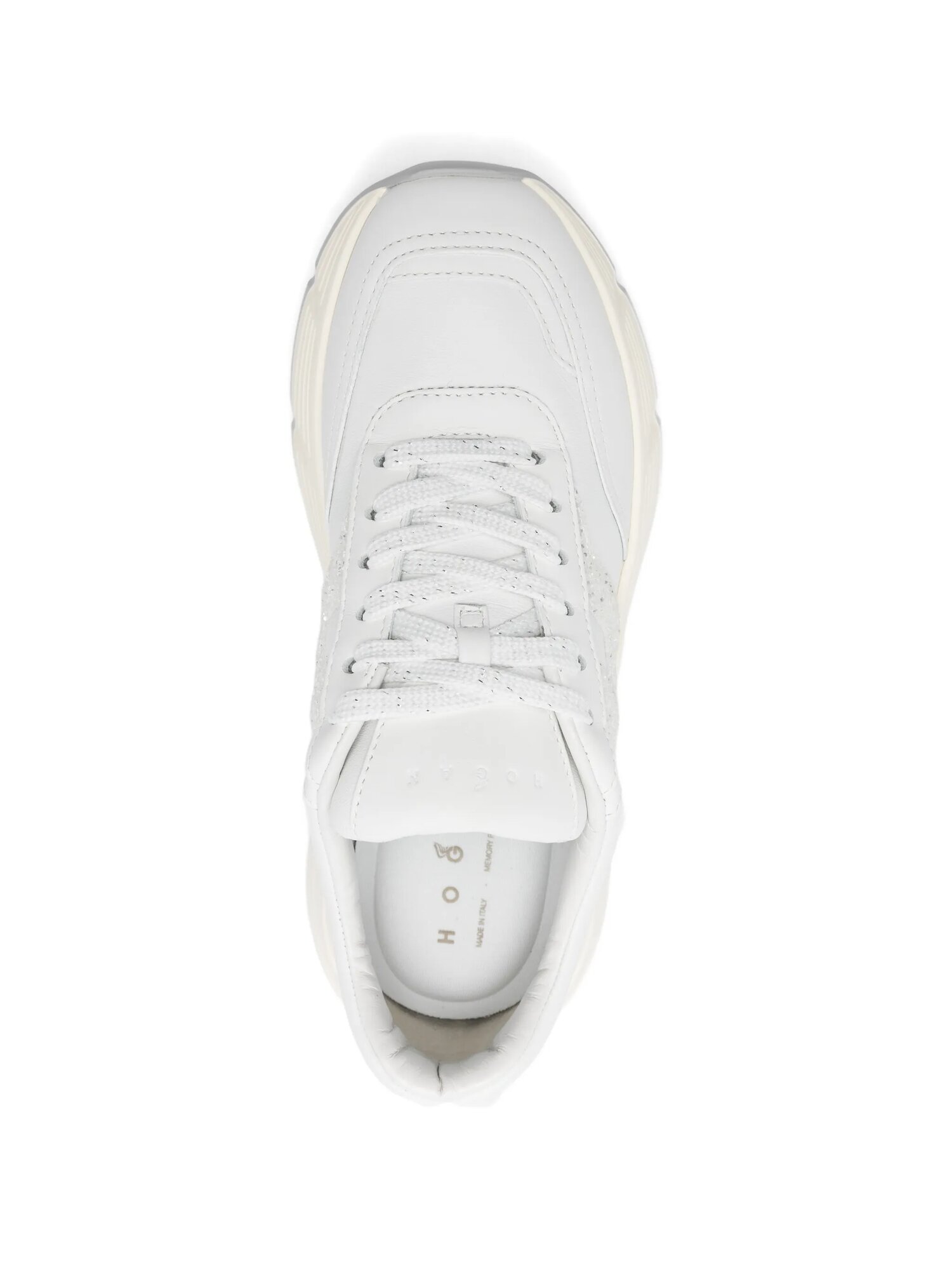 Кроссовки Hogan Hi-Fi, размер 38 EU, бежевый/белый — фото 1
