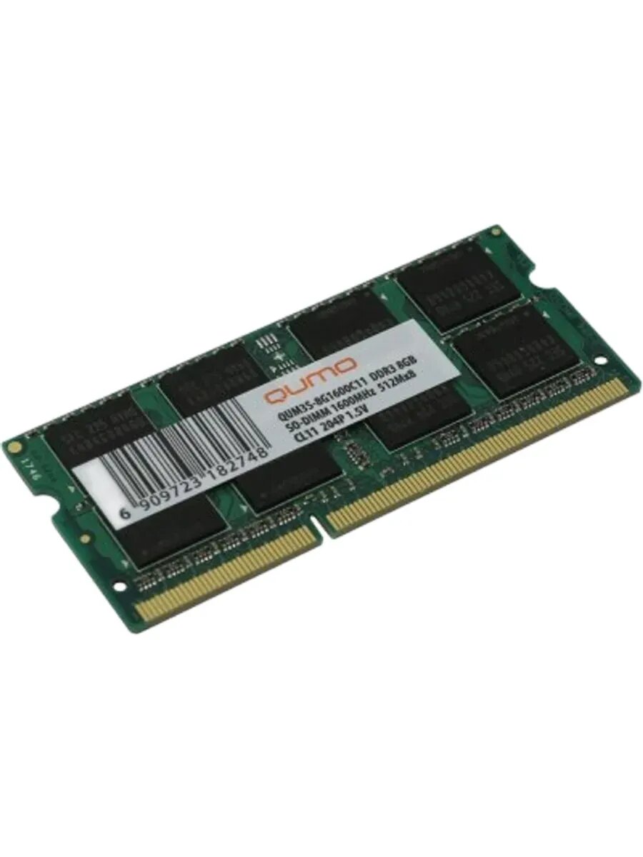 Оперативная память DDR3 SODIMM 8GB 1600MHz