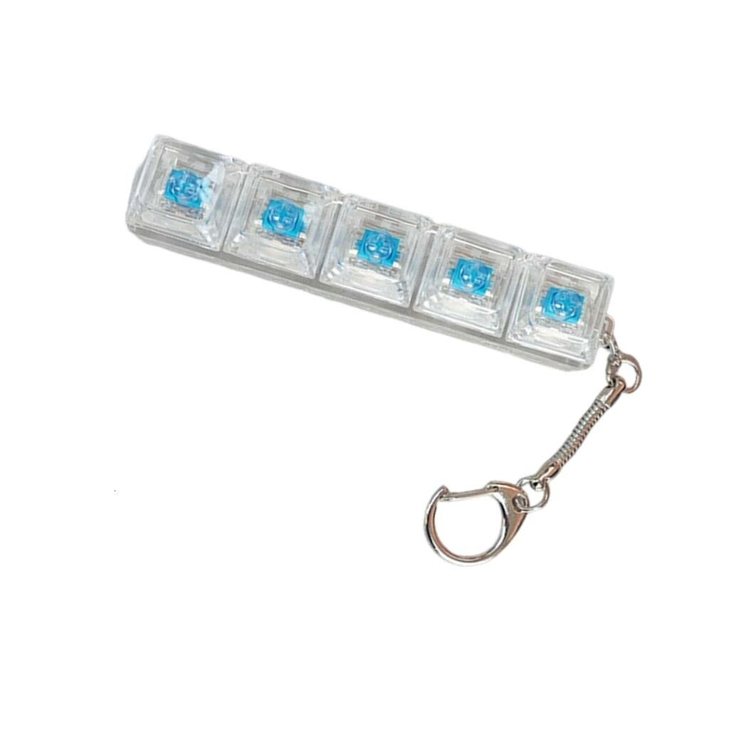 Клавиатура-брелок для снятия стресса, Никаких огней