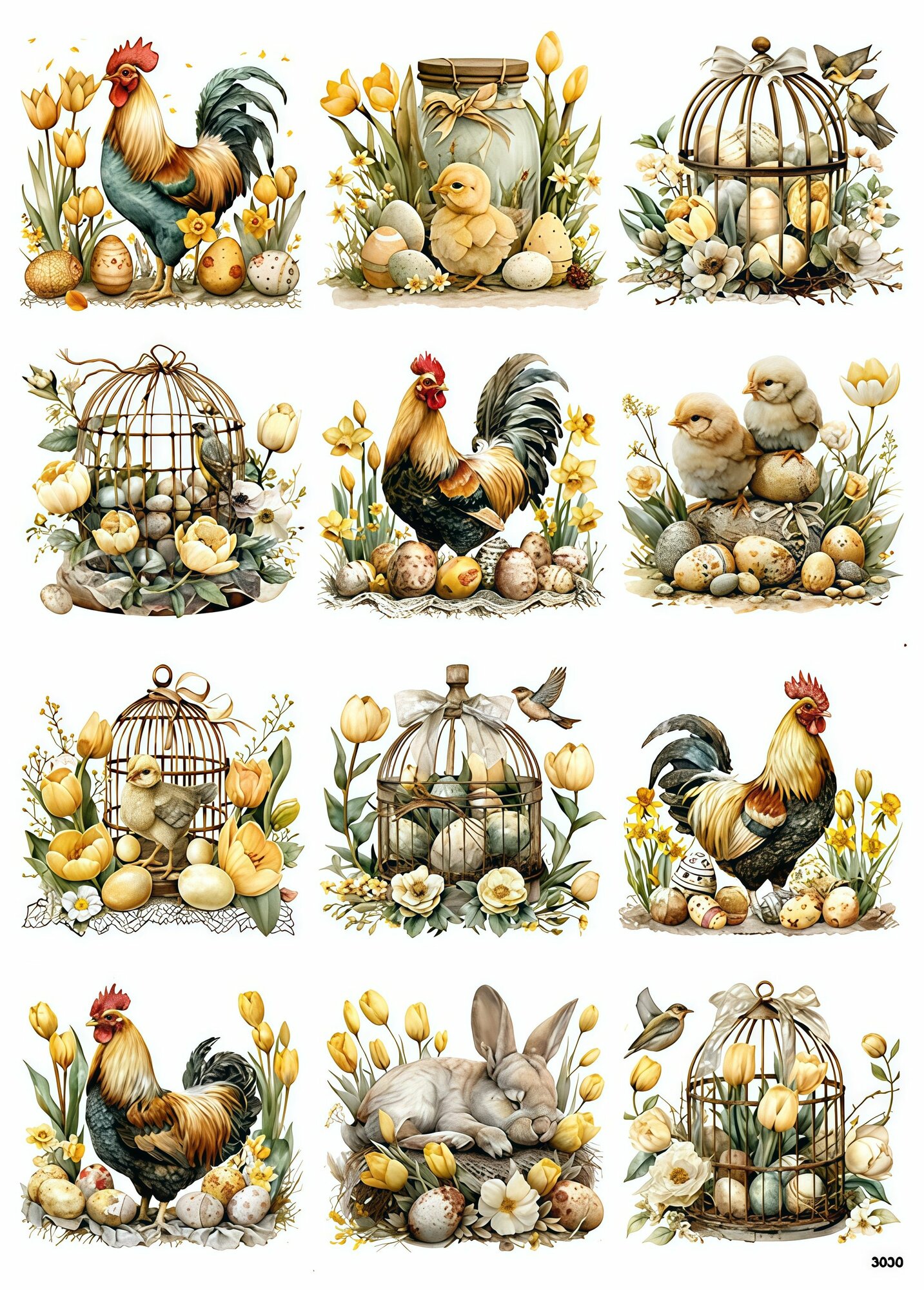 Декупажная карта А4