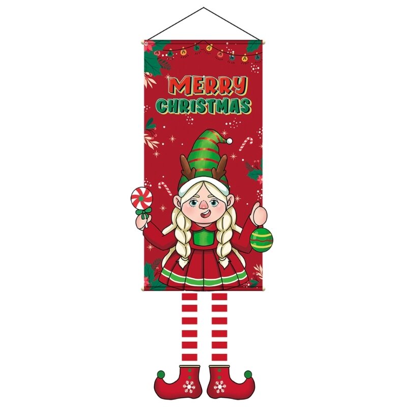 Christmas decorations hanging Flags-Elf Type B