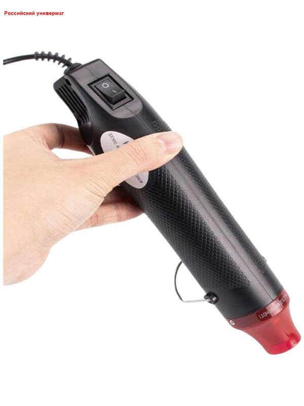 Паяльный фен 300 Вт, Керамический нагреватель, 1 предметов