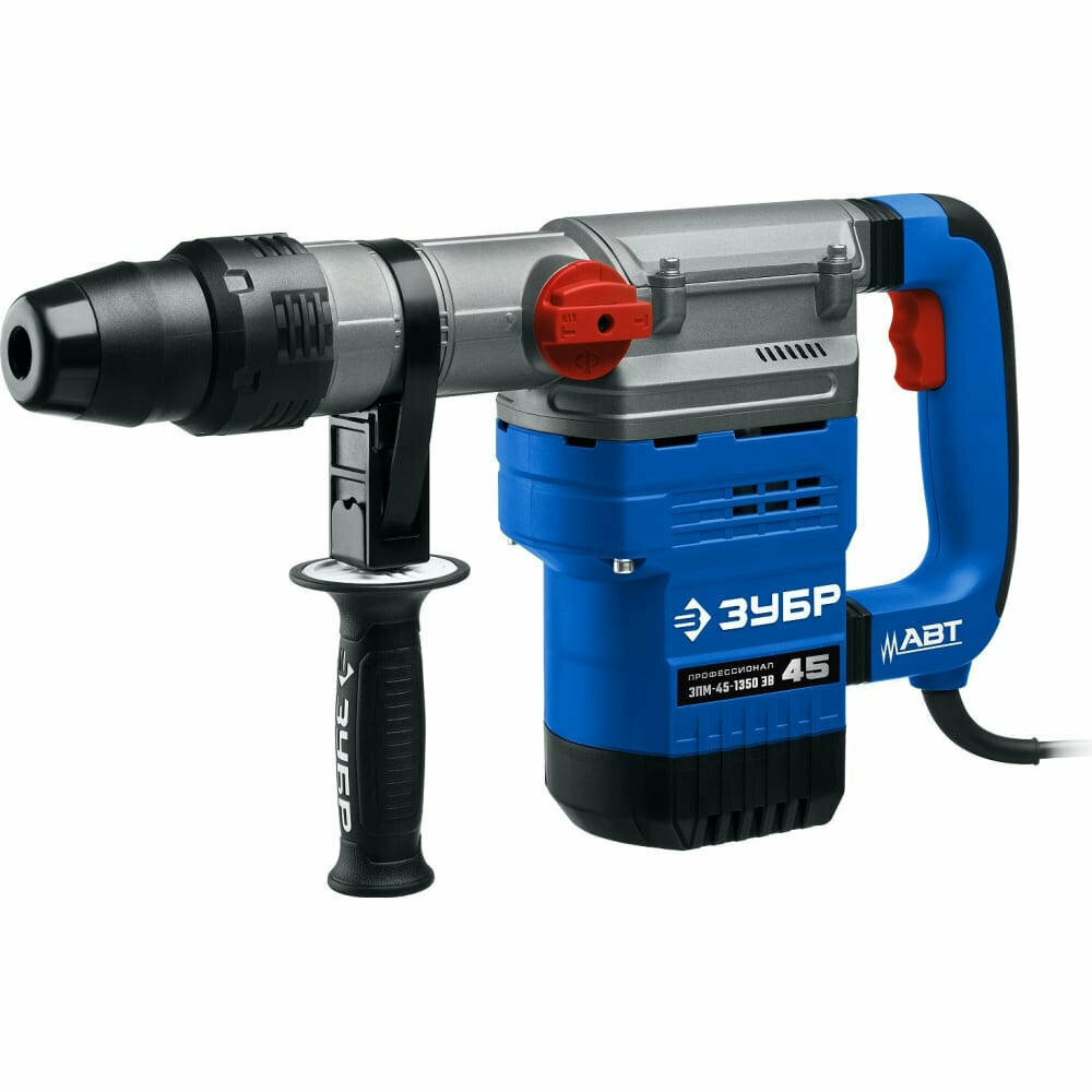 Перфоратор ЗУБР Профессионал SDS Max 1350 Вт, 45 мм ЗПМ-45-1350 ЭВ