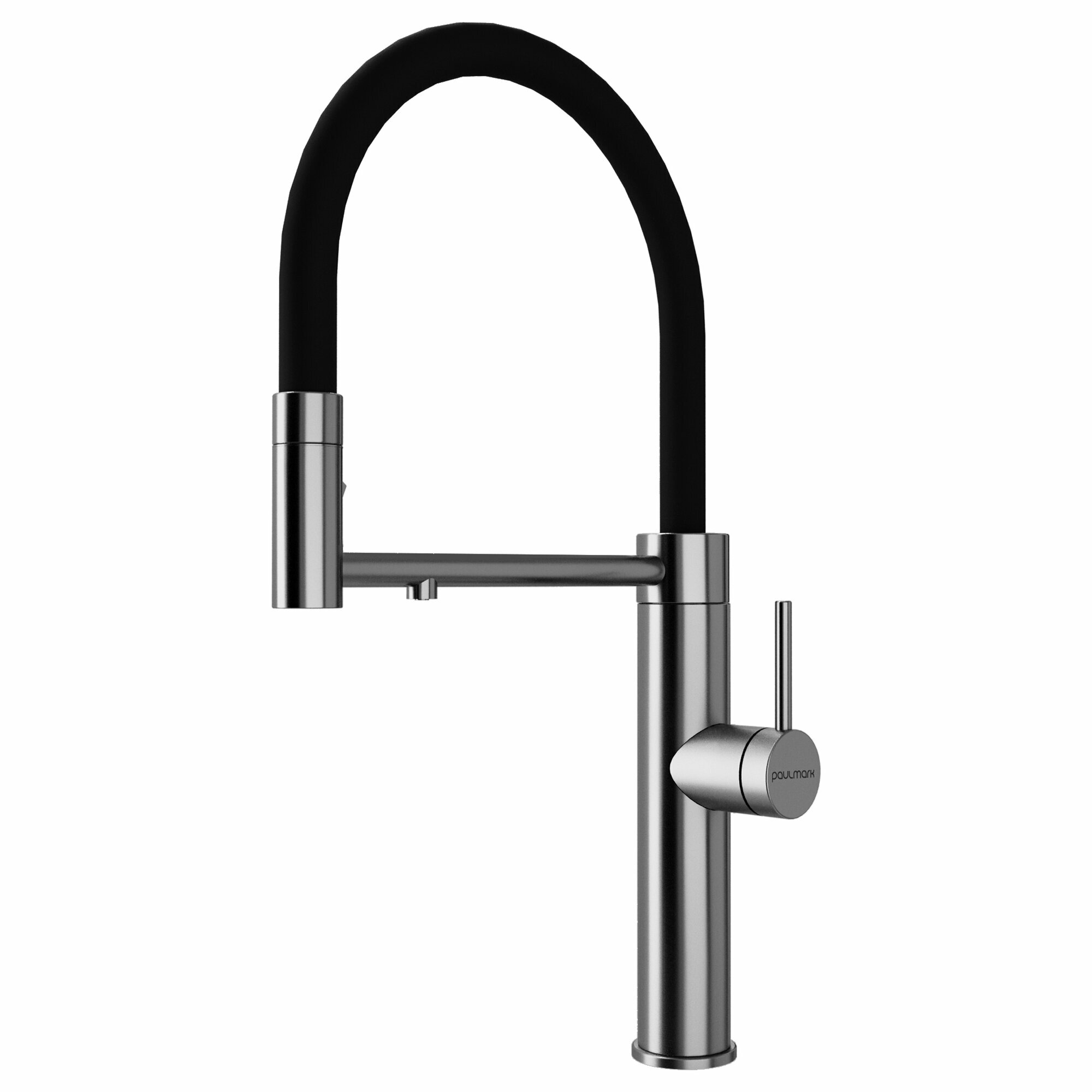 Смеситель Paulmark GANYMEDE Ga213199-BS брашированная сталь с подключением к фильтру
