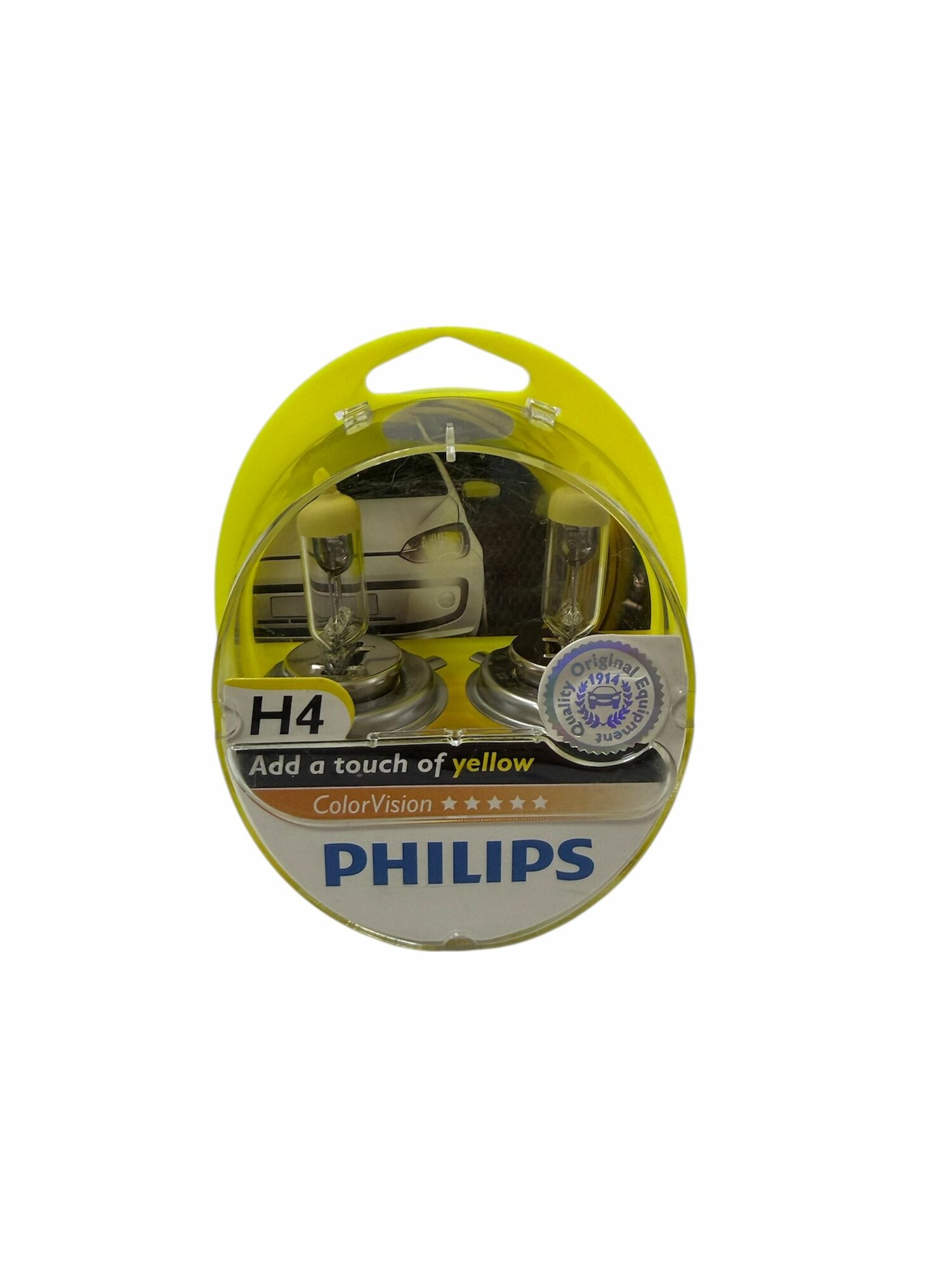 Лампа PHILIPS Н4 (60/55) Color Vision набор