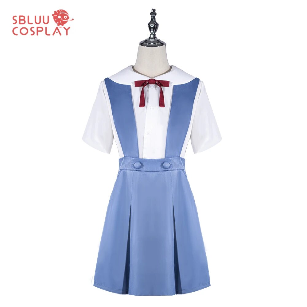 SBluuCosplay Косплей Рей Аянами Туманно-синий женский костюм S, costume set
