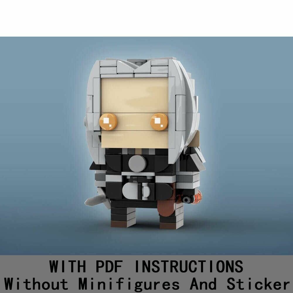 219шт. Конструктор Geralt of Rivia Brickheadz MOC - Netflix The Witcher Набор строительных блоков