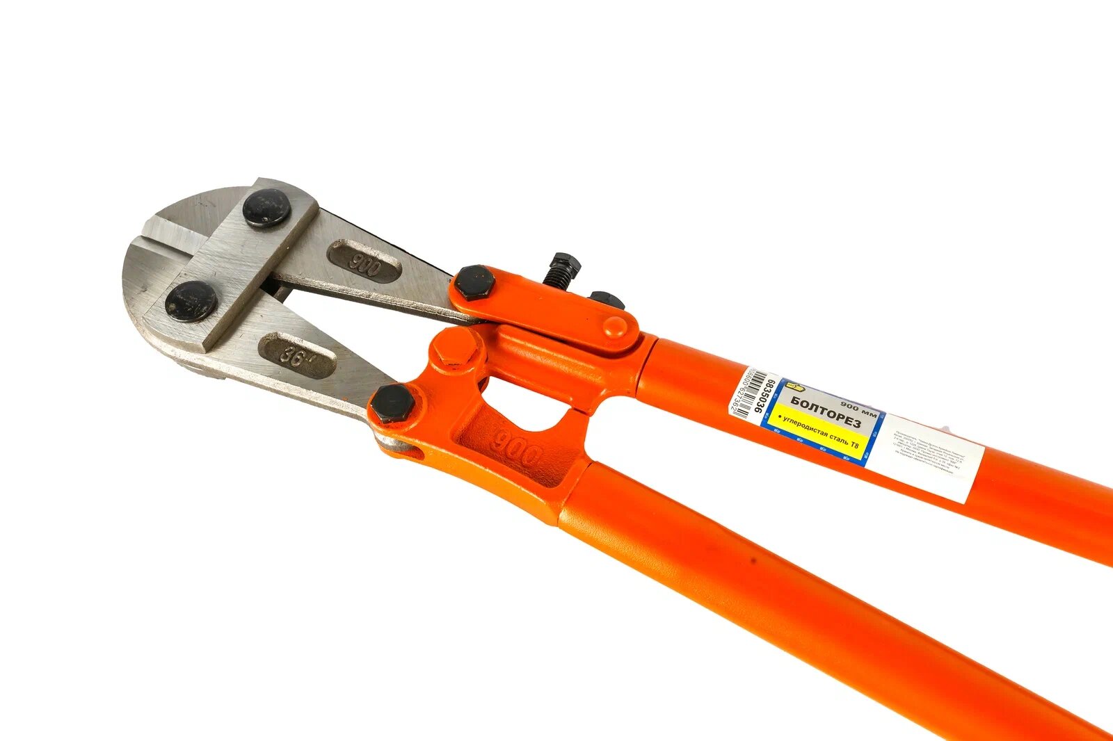 Болторез "888" размер 36"- 900мм, двойной рычажный механизм, прорезиненные рукоятки