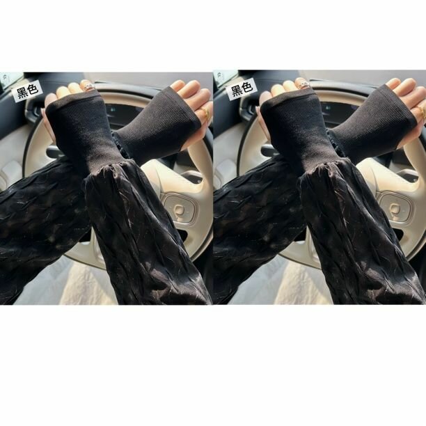 25 новых улучшенных защитных рукавов для женщин, летние рюши, свободные, большие, для активного отдыха, велосипедные защитные рукава из ледяного шелка