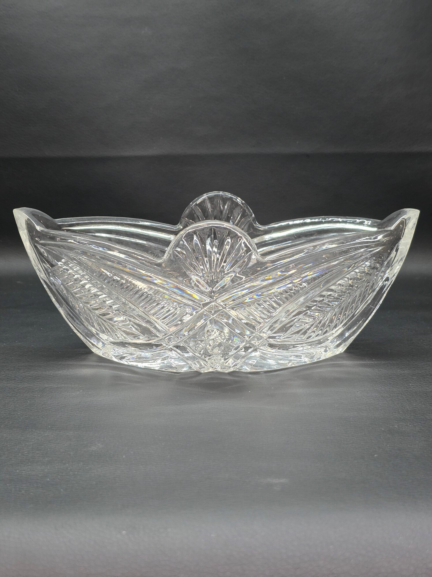 Салатник хрустальный Ладья Дятьково СССР