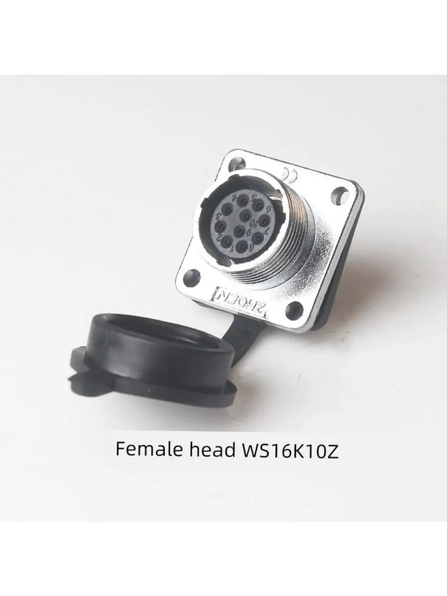 Разъем авиационный WS16-10 (розетка), 10 пин