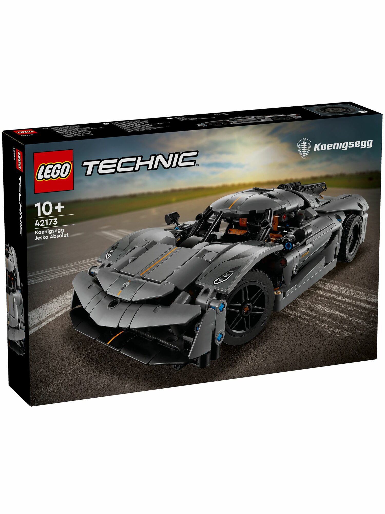 Конструктор LEGO Technic 42173 Серый гиперкар Koenigsegg Jesko Absolut
