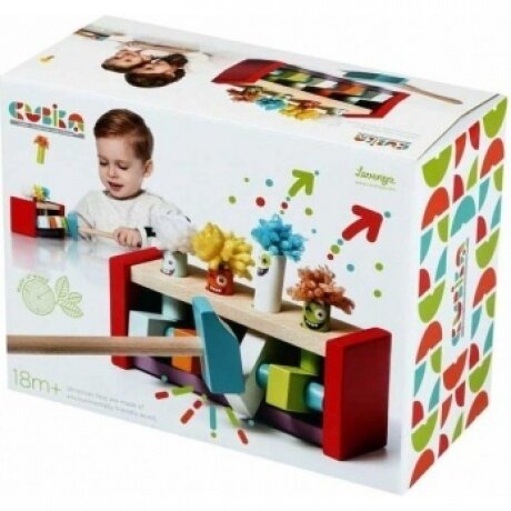 Игрушка развивающая "Забивалка клоуны прыгуны" CUBIKA.13746