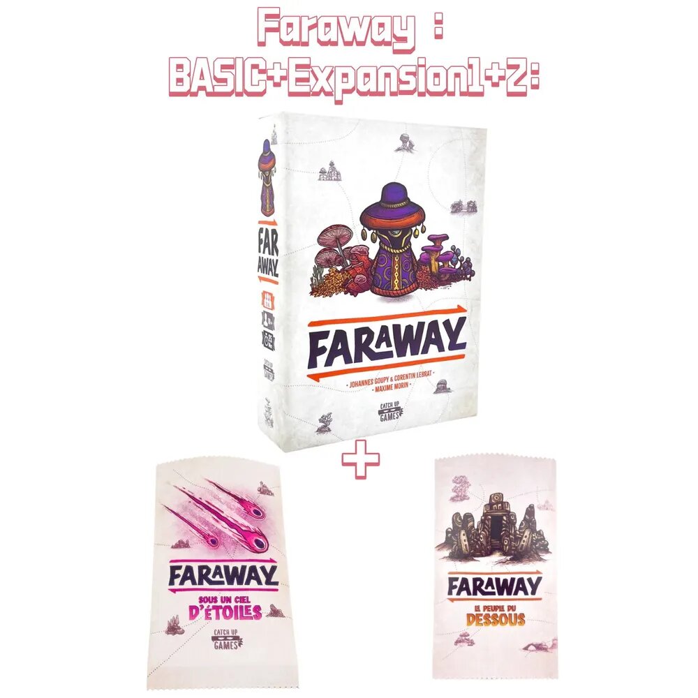 Настольная игра Faraway: Стратегическая карточная для вечеринок. Набор очков, для компании, игровых вечеров. Идеальный подарок на День Рождения.