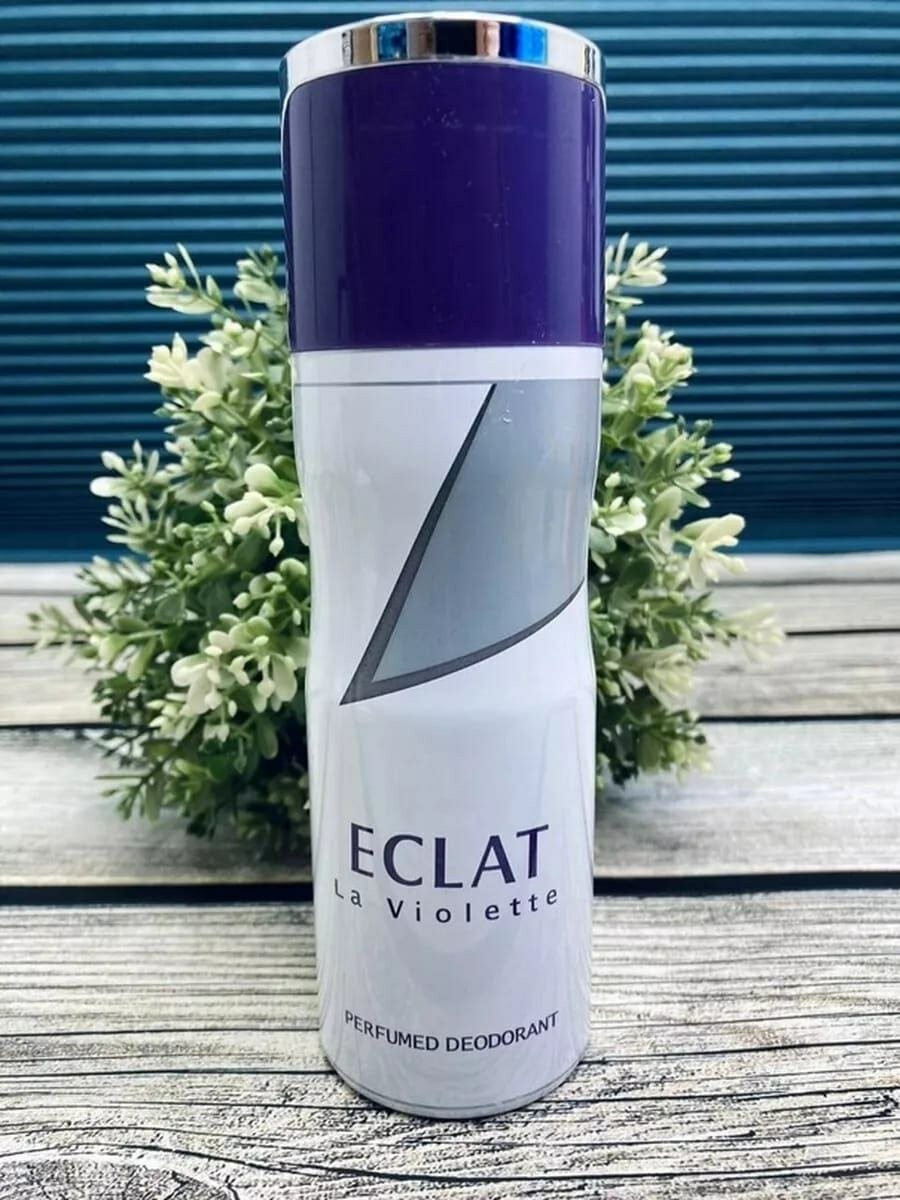 Fragrance Worlds Eclat La Violette Парфюмированный дезодорант женский cо свежим цветочным ароматом, 200 мл