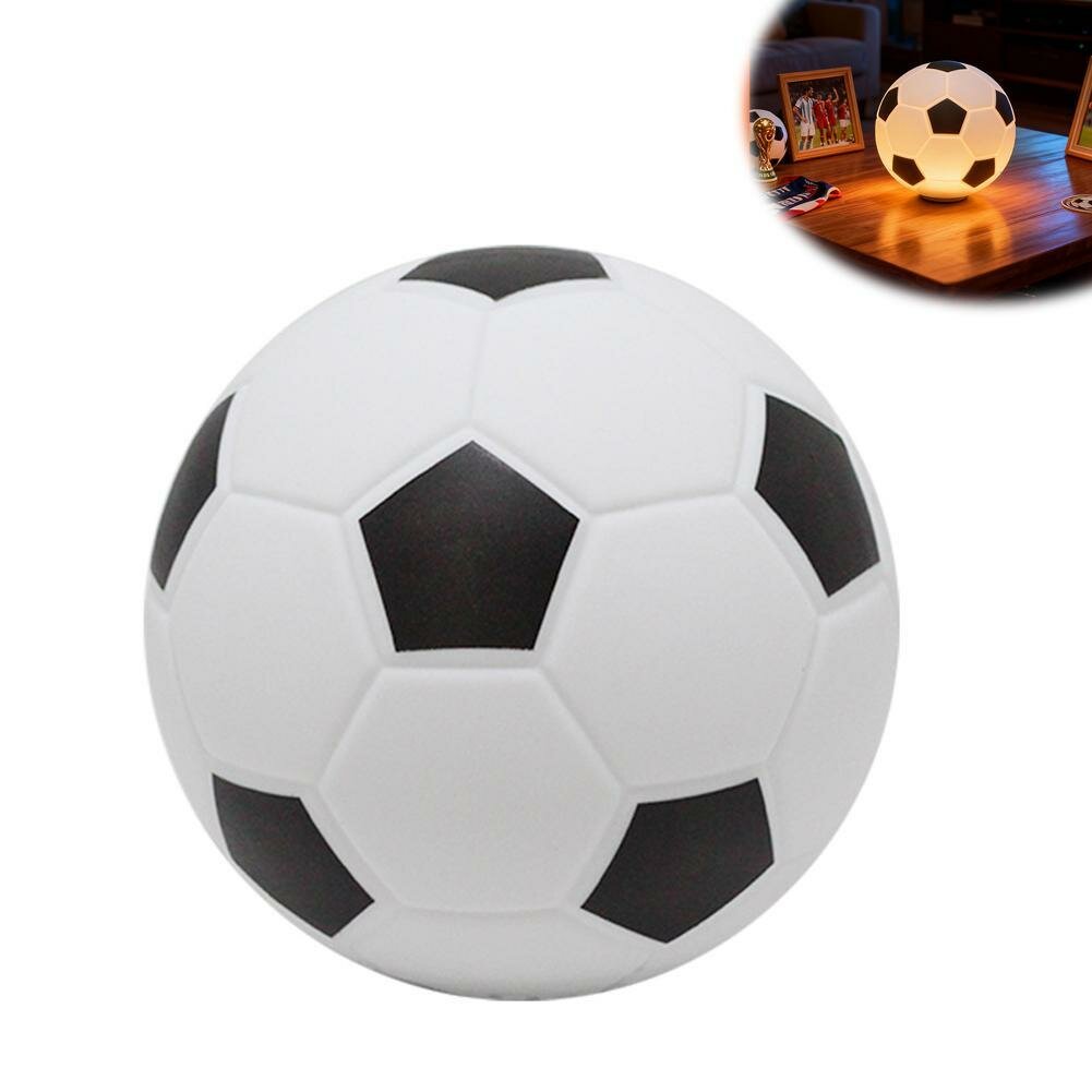 Ночник детский светильник для новорожденных силиконовый Футбольный мяч