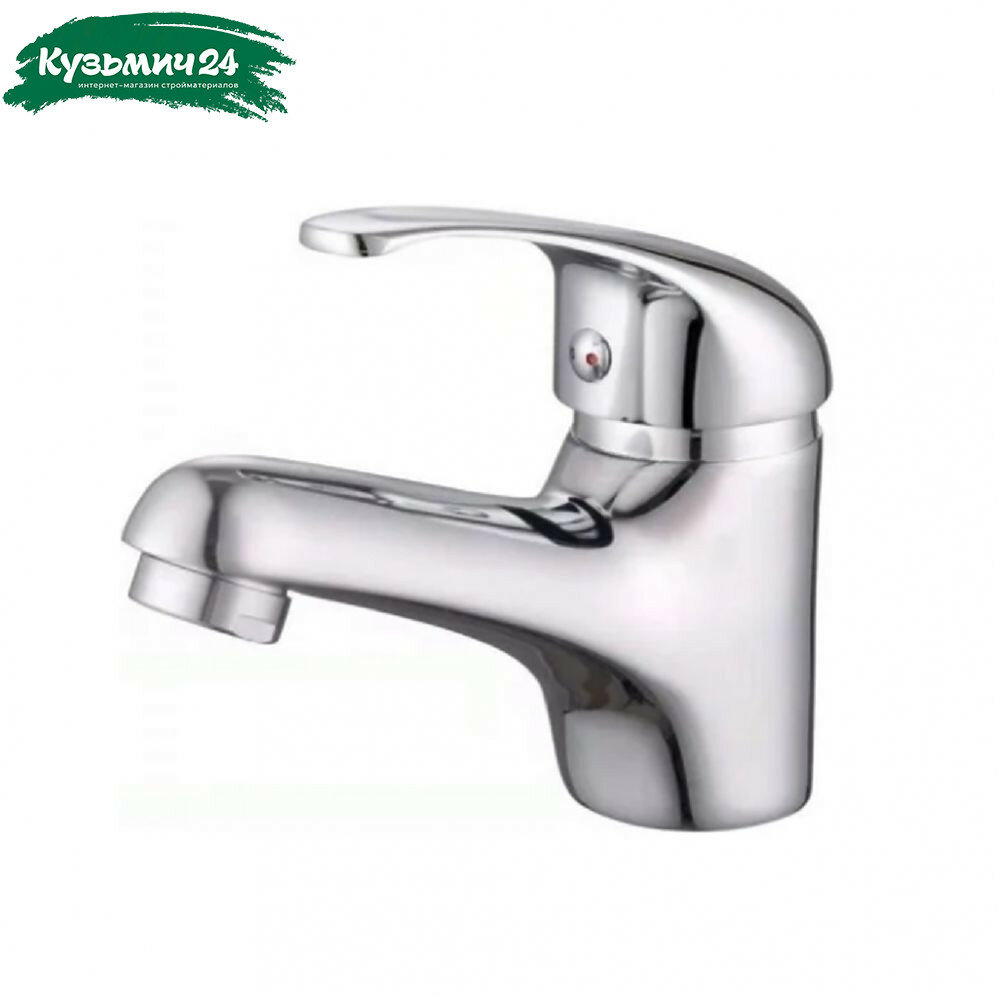 Смеситель для раковины Econoce D35-A, EC0260, однорычажный, цвет серебристый, 1 шт.