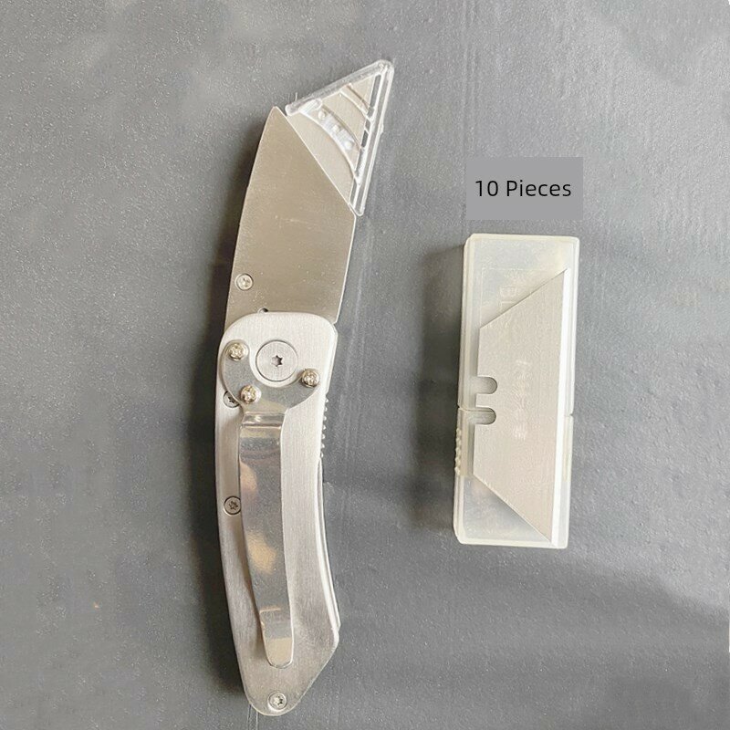 Многофункциональный складной нож с лезвием в форме рога для резки ПВХ-пленки и формованных дверных панелей из