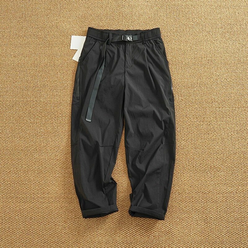 Мужские карго брюки из нейлона XL, black