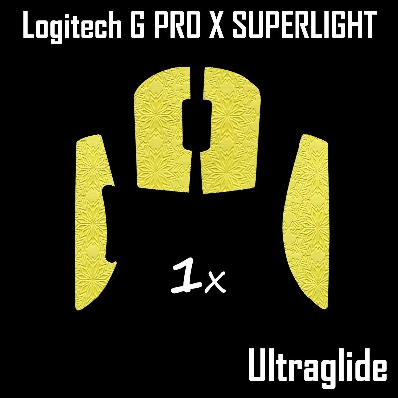 Logitech GPW 2nd/3rd Generation Игровая мышь Жёлтый Узор снежинки 0.25 мм