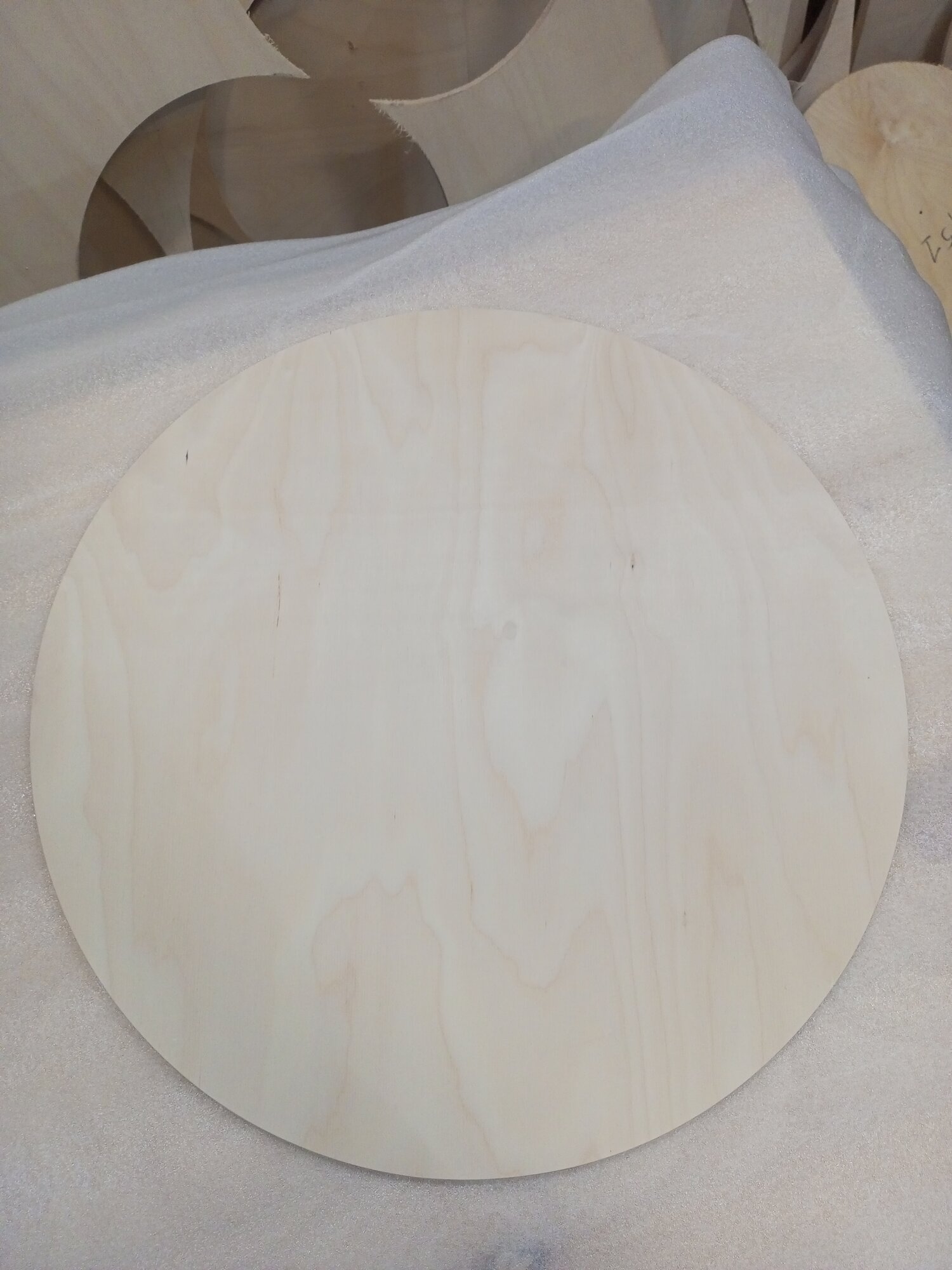 Круг фанера d55см толщина 12мм для творчества