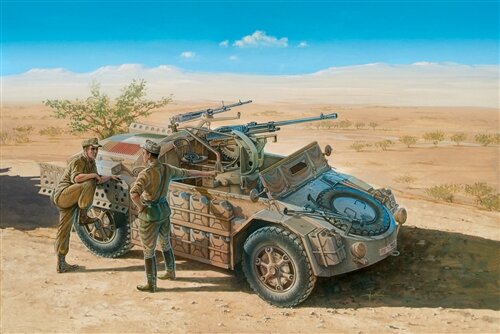 6452 Italeri Боевая машина Camionetta AS 42 Sahariana 1/35