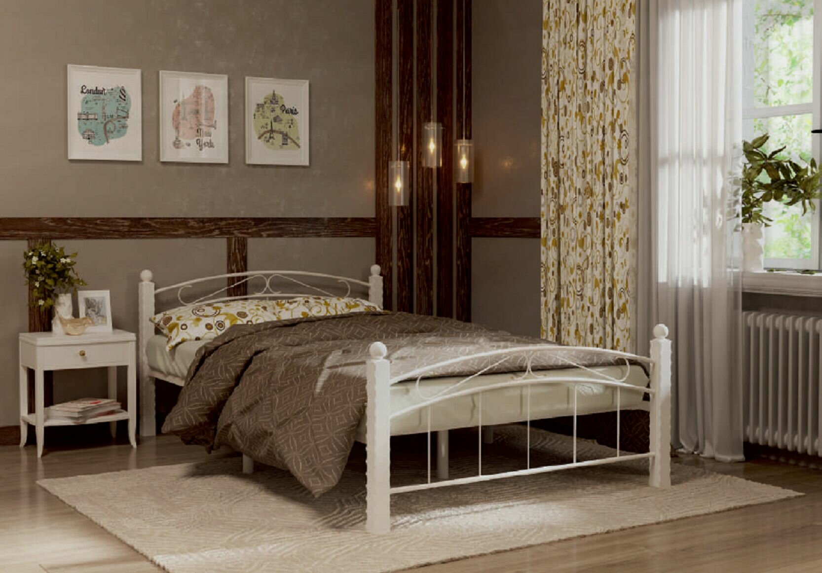 Кровать кованая "Грация 15"