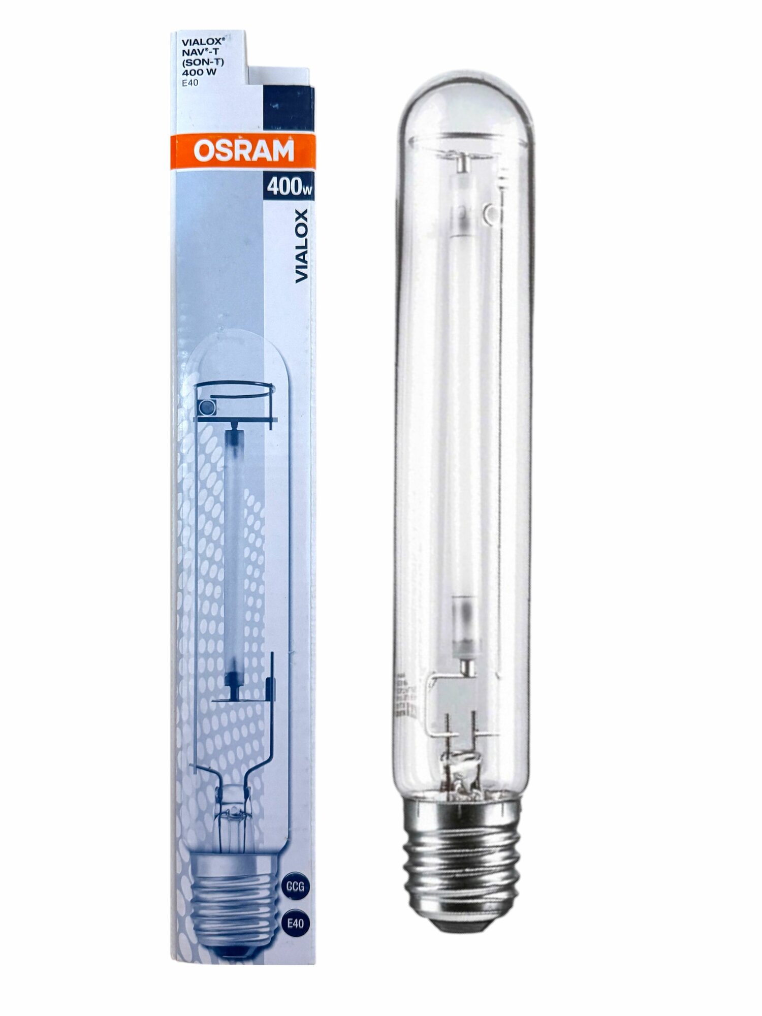 Лампа натриевая OSRAM Vialox NAV-T (SON-T) 400w E40