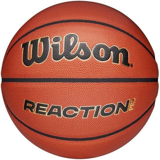 Мяч баскетбольный Wilson Reaction PRO, WZ2026601XB07, р.7, темно-коричневый
