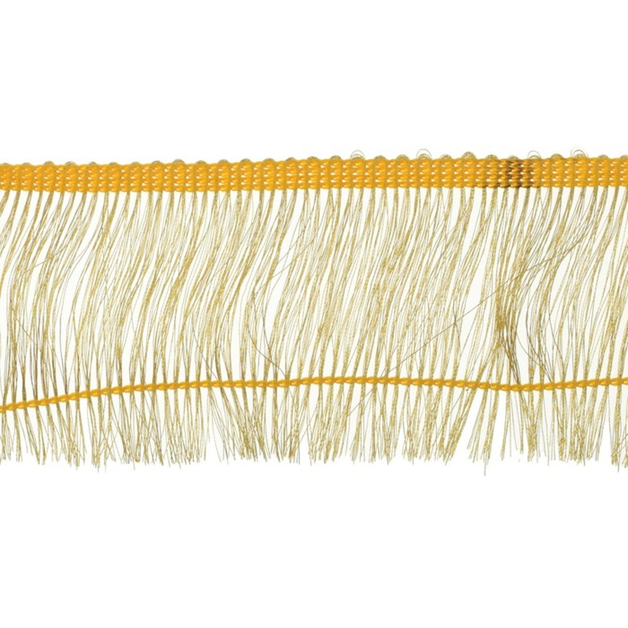 Тесьма Страна Карнавалия "Бохрома", полиэстер, золотистая, ширина 6см