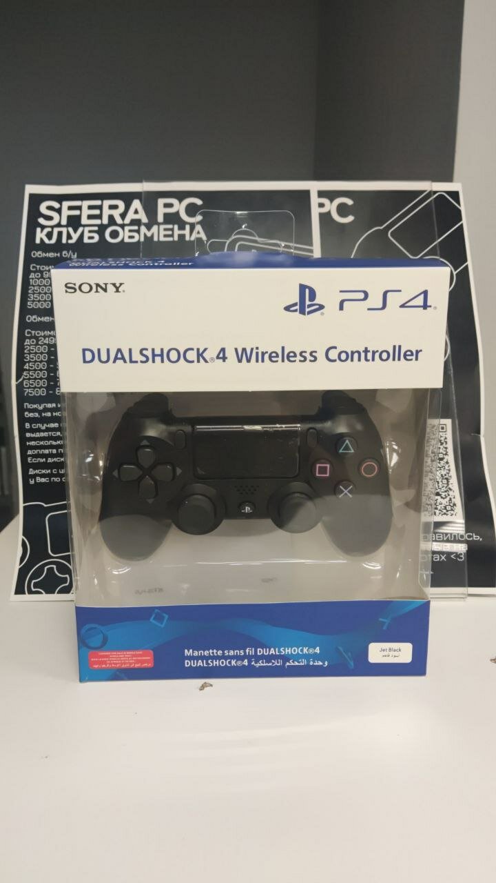 Джойстик PS4 DualShock Wireless Black v2(SPC)