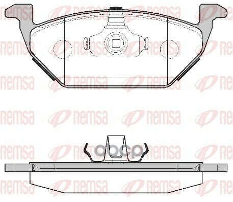 633 00 571929B=FDB1094 ! колодки дисковые п Audi A3 1.6-1.9TD 96-03, Skoda Octavia 1.4/1.6 96-00 Remsa арт. 063300