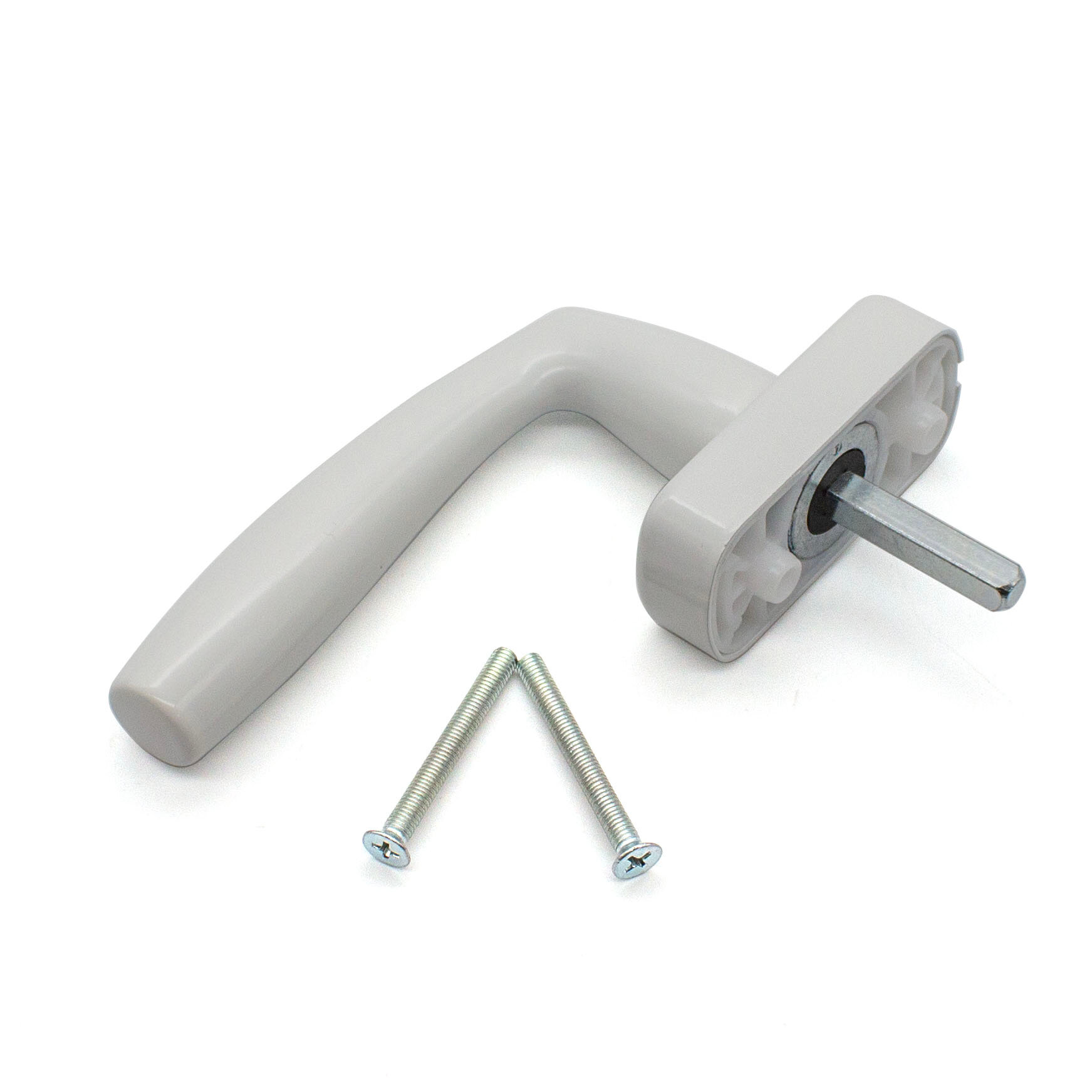 Ручка оконная FORWIN MEDEU, штифт 37 мм, белая RAL9016 металл