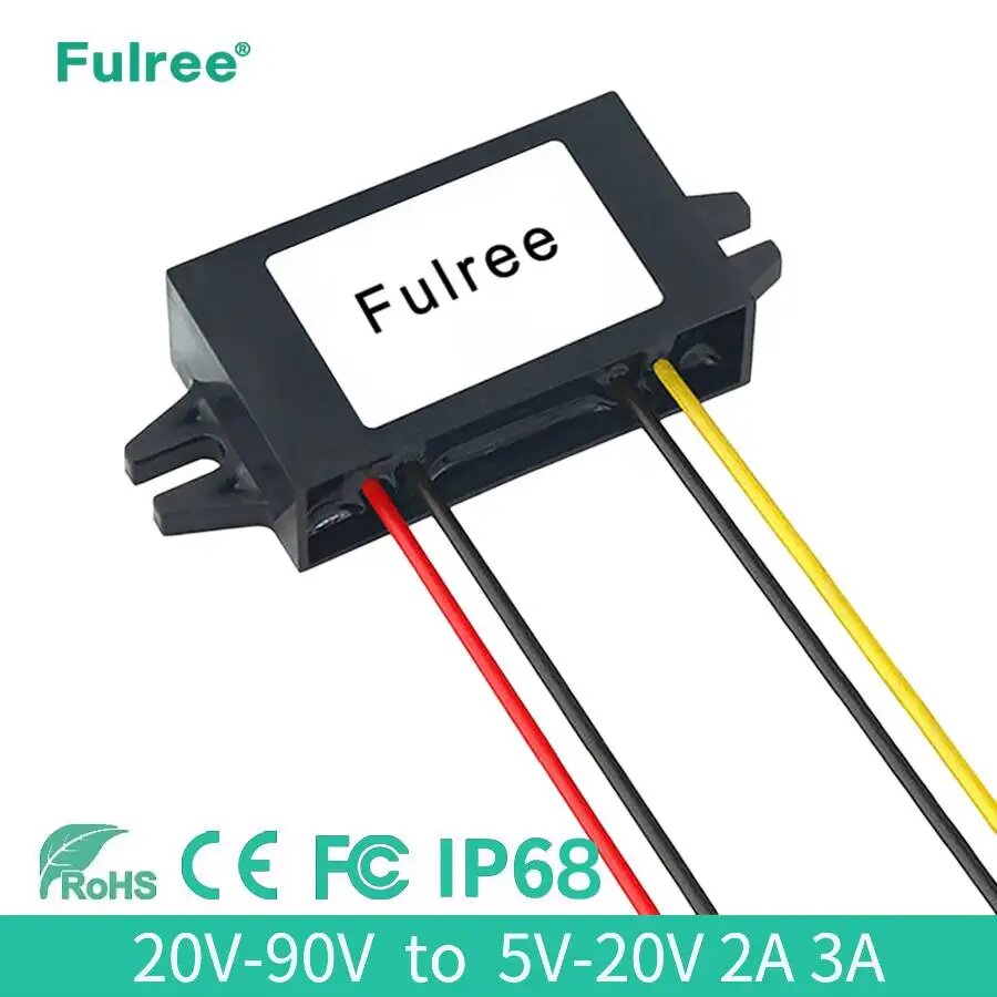 Понижающий преобразователь Fulree F90J5V3A1S 5-20V 2A 9V2A