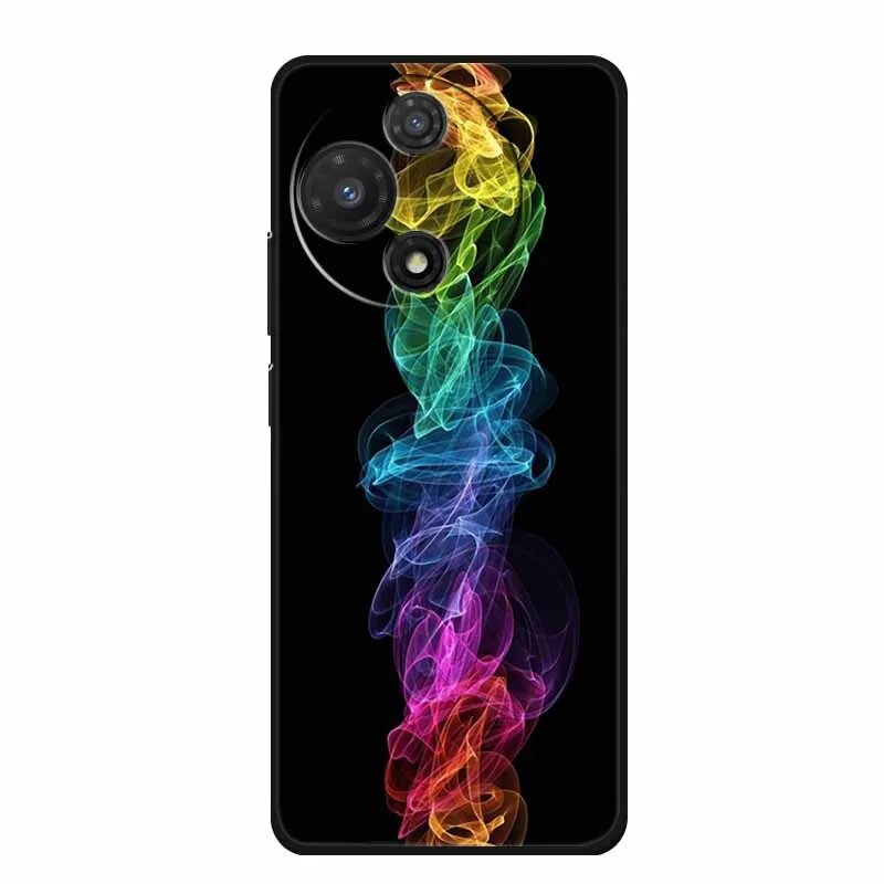 Чехол для TCL 60 SE, черный, силикон