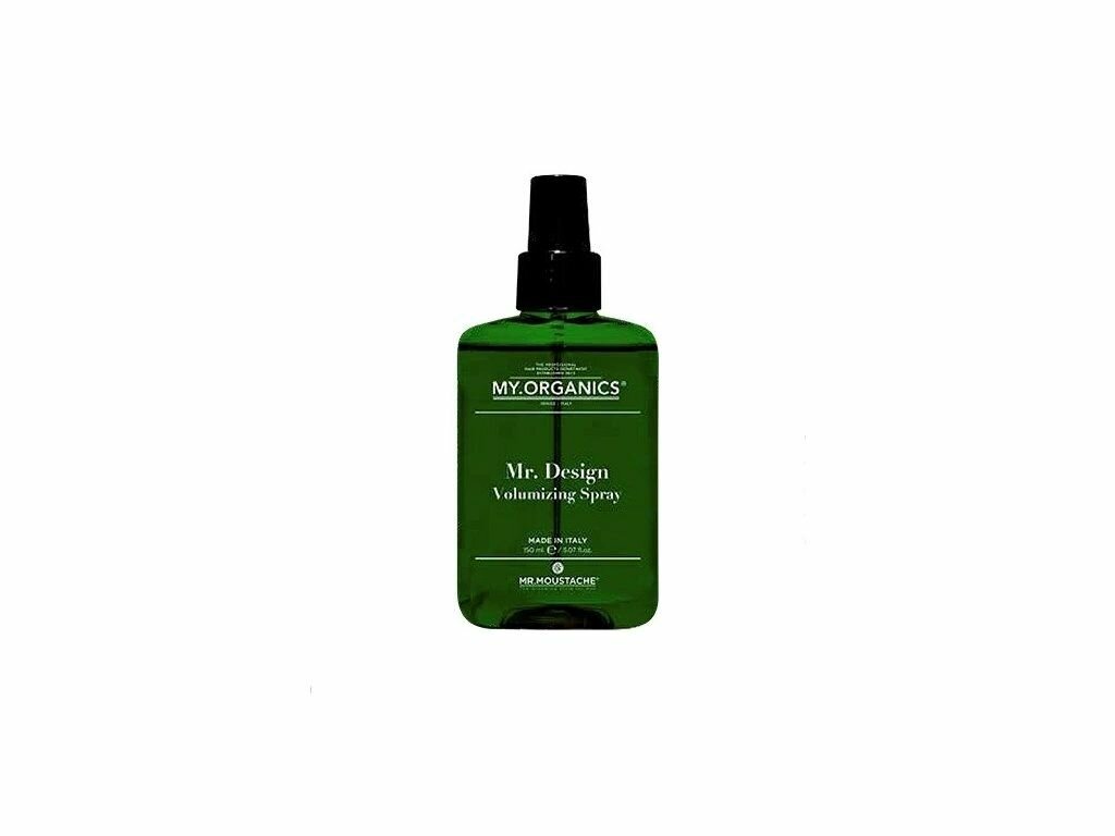 My.Organics Mr.Design Volumizing Spray Спрей для объёмной укладки лёгкой фиксации с экстрактом липы серебристой и листьев зелёного чая, 150 мл.