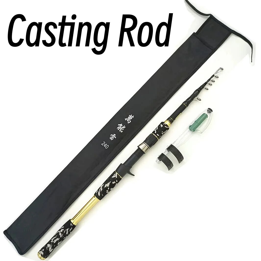 Телескопическая удочка спиннинг 2.7м, Casting Rod