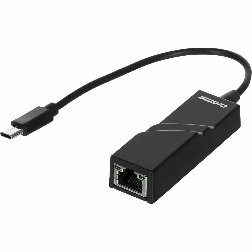 Сетевой адаптер Fast Ethernet Digma D-USBC-LAN100 USB Type-C, 2123067