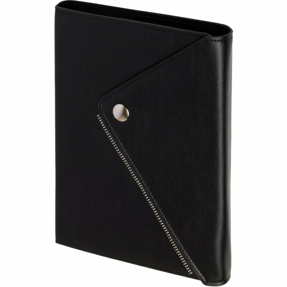 Ежедневник недатированный IF 14х20см 160л, съемн, обл, Grunge I1188/black, 2259299