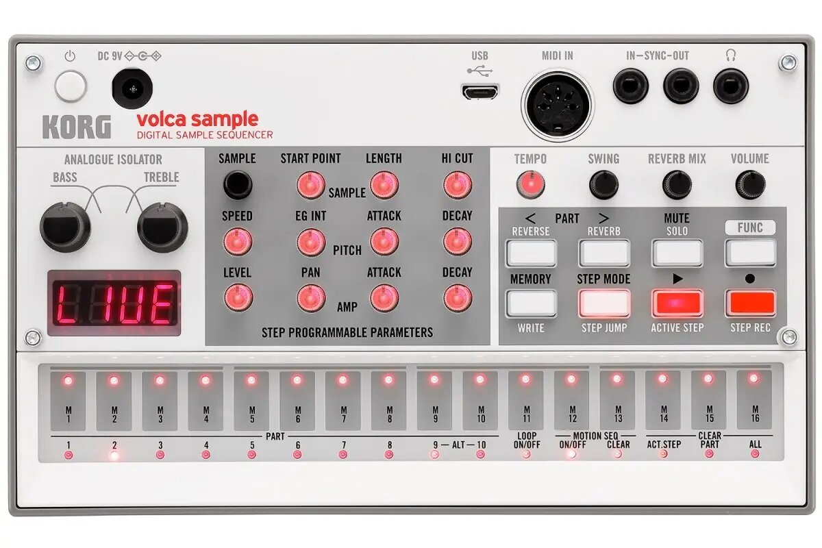 Грувбокс KORG Volca Sample 2