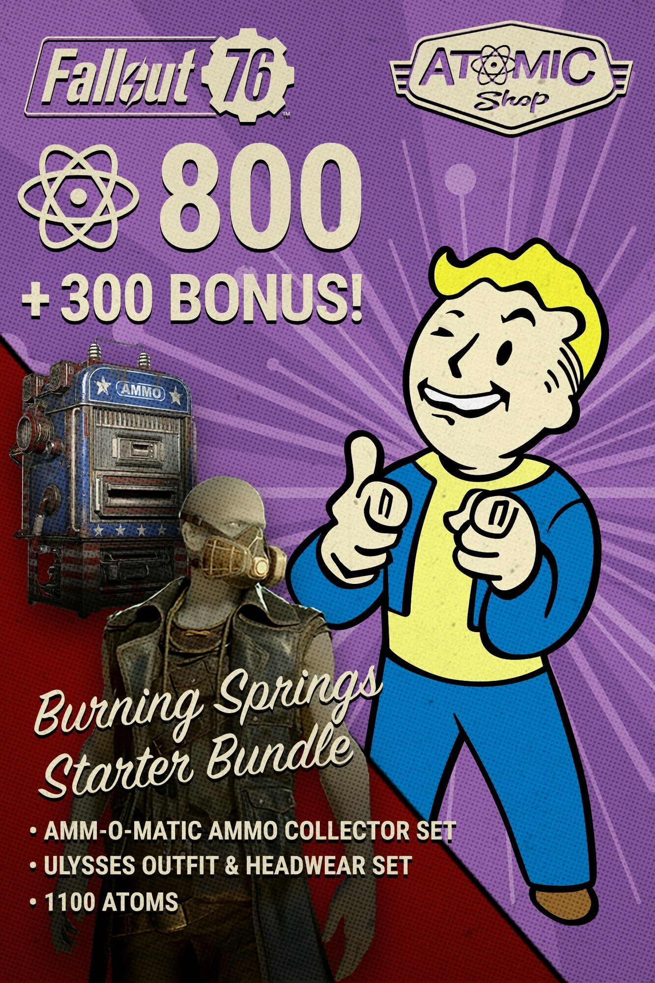 Fallout 76: Burning Springs Starter Bundle — дополнение (DLC) для Xbox / Microsoft Store · Xbox One, Xbox Series X|S · цифровой ключ · нужна базовая игра