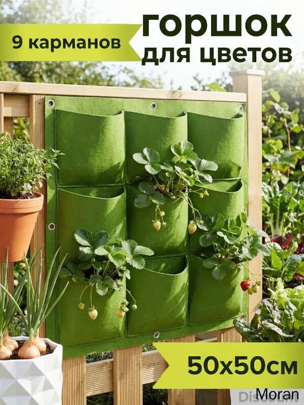 Вазон 5 см, 1 шт, цвет зеленый