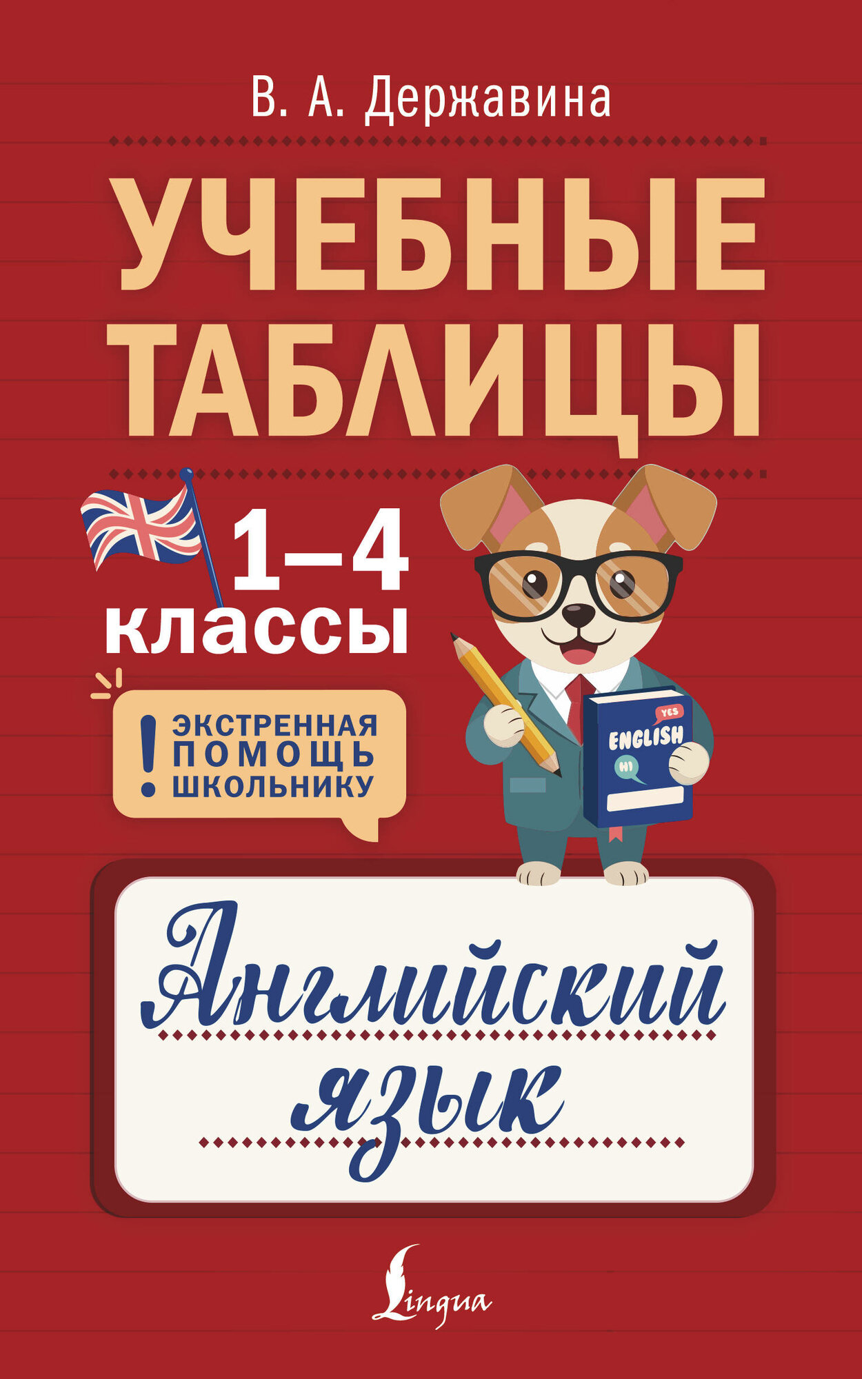 Учебные таблицы. Английский язык. 1-4 классы, 2026, автор Державина В. А.