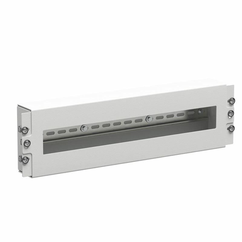 Модуль 4U с DIN рейкой для 19дюйм IT-корпусов RAL7035 DKC RGDIN04