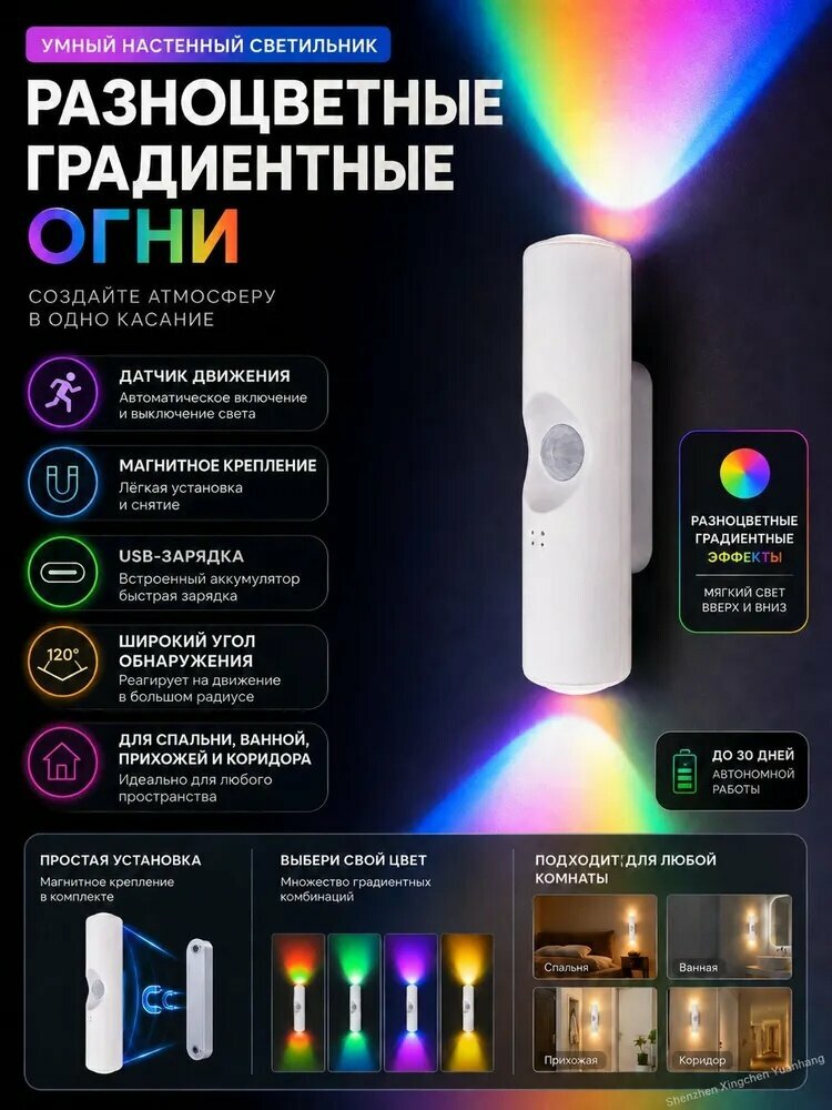 Настенно-потолочный светильник, 5 Вт