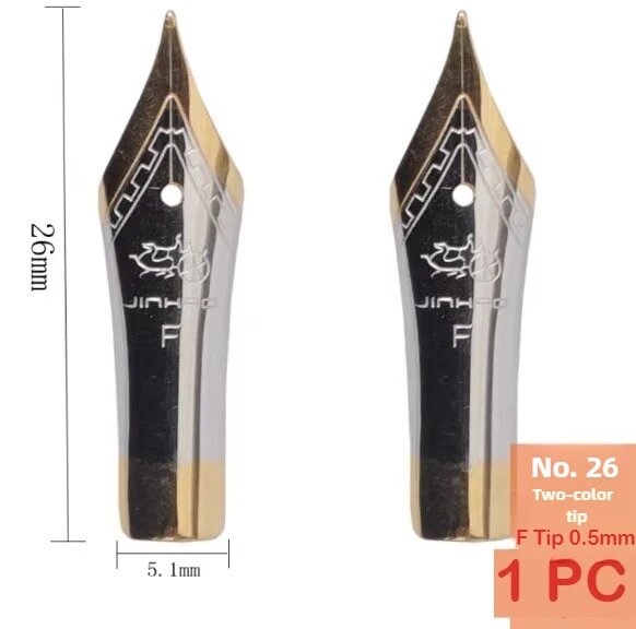 Перьевая ручка JINHAO с заменой иглы EF/F/M NO.26 F Tip