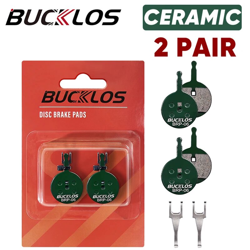 BUCKLOS керамические тормозные колодки для SRAM AVID BB5 Изумрудный, Ceramic 2Pairs